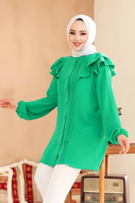 Green Modest Top 42291Y - Neva-style.com
