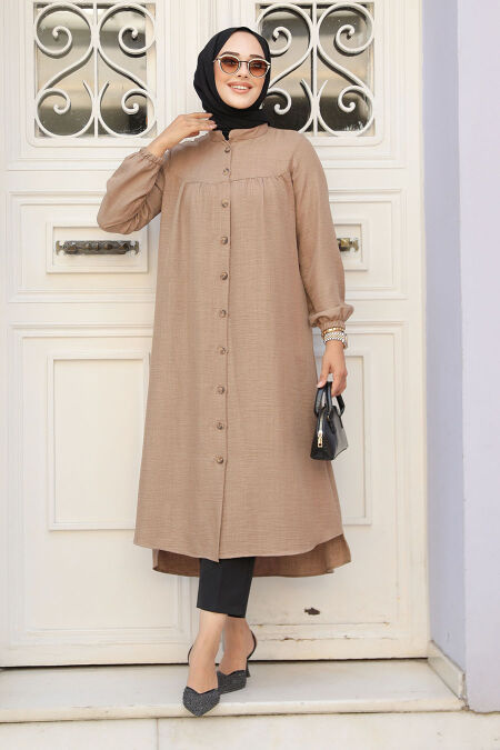 Modest Camel Tunic 5642C - Neva-style.com