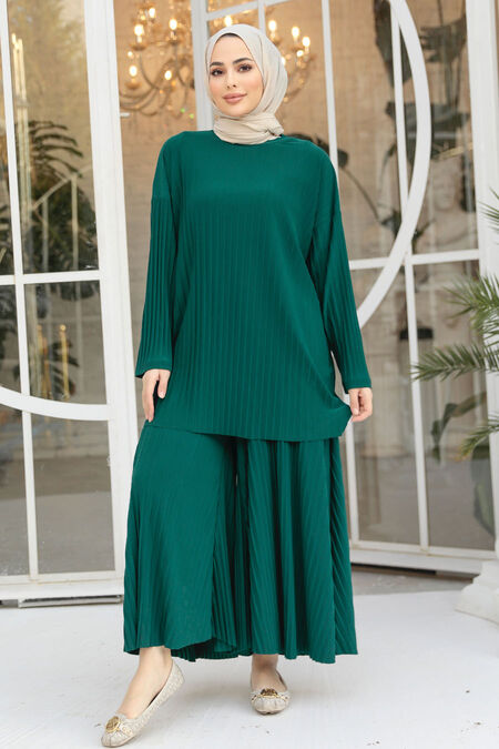 Modest Emerald Green Dual Suit 12107ZY - Neva-style.com