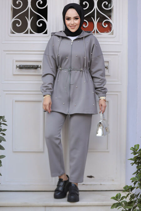 Modest Grey Dual Suit 12271GR - Neva-style.com