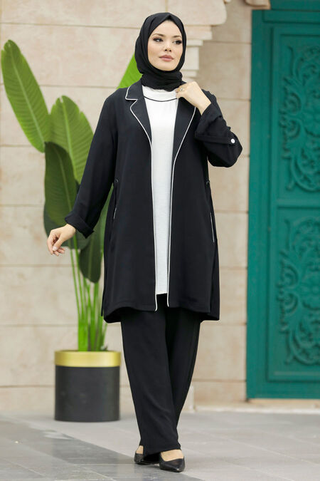 Black Women Triple Suit 34112S - Neva-style.com