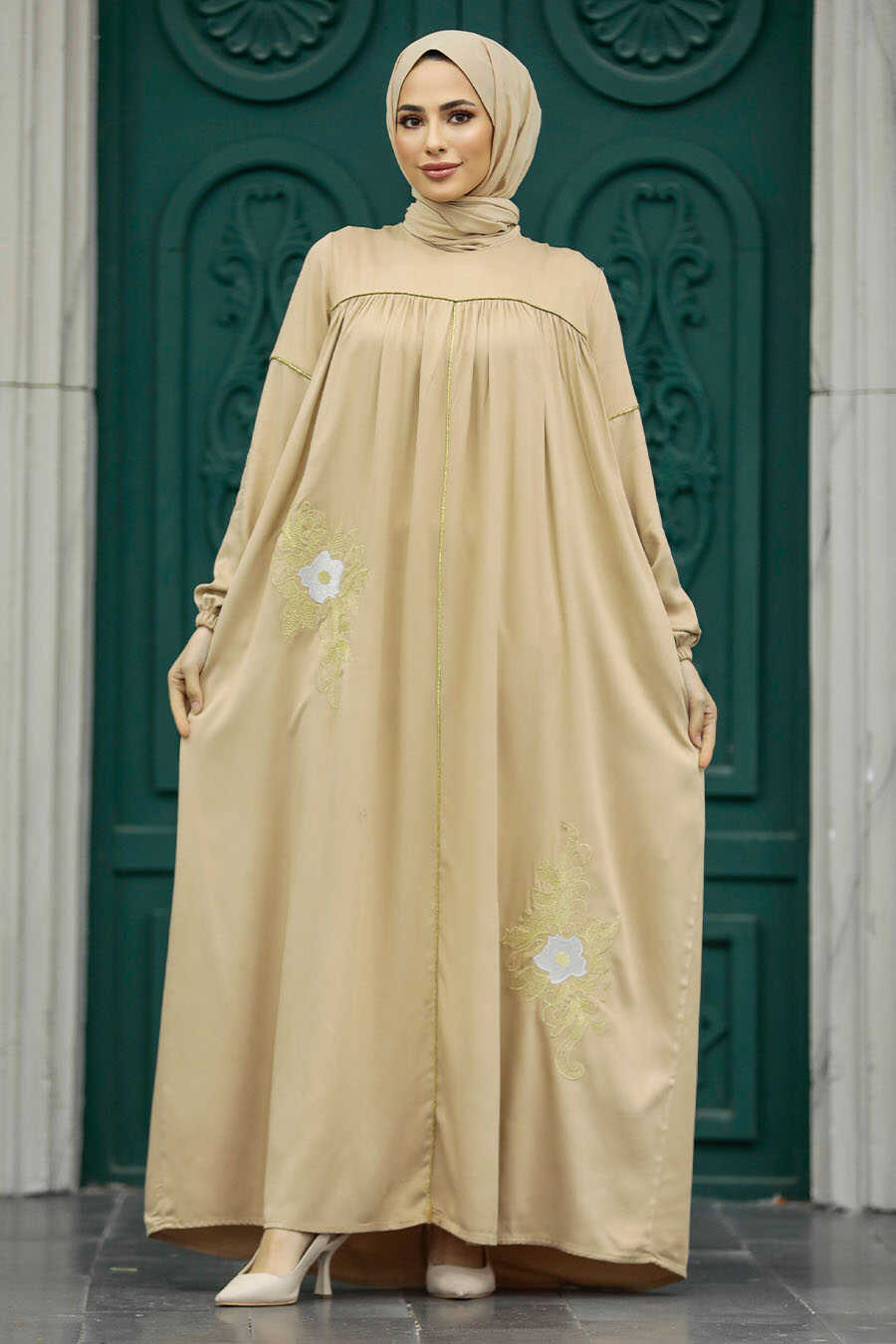 Camel Muslim Dress 8999C - Neva-style.com