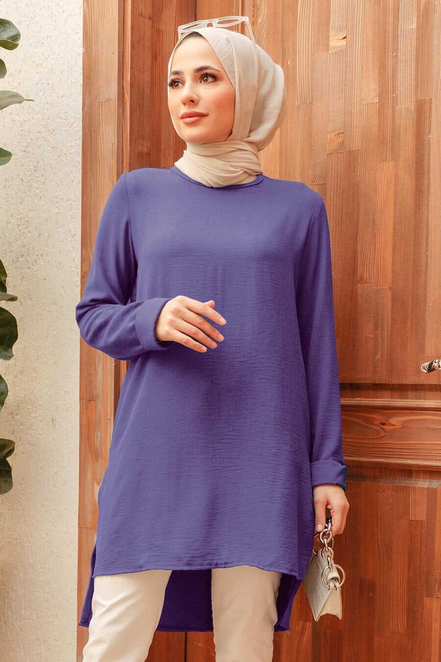 Lila Plus Size Tunic 2146LILA - Neva-style.com
